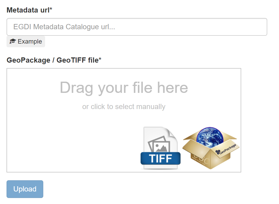 Uploading images in GeoTIFF format to the GIP-P platform – GeoERA